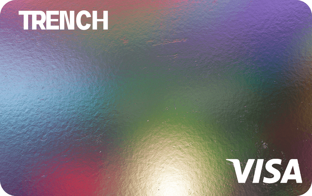 Trench - Cards with memecoin support.